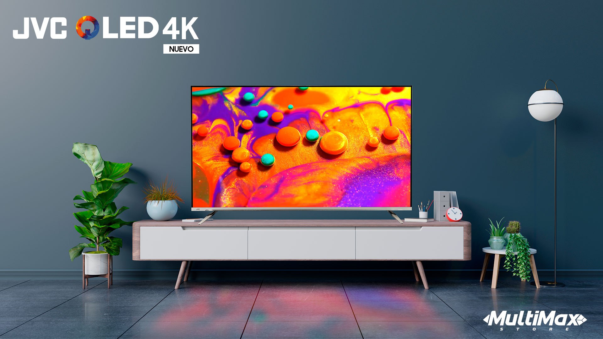 JVC QLED 4K ya se encuentra disponible en Multimax Store